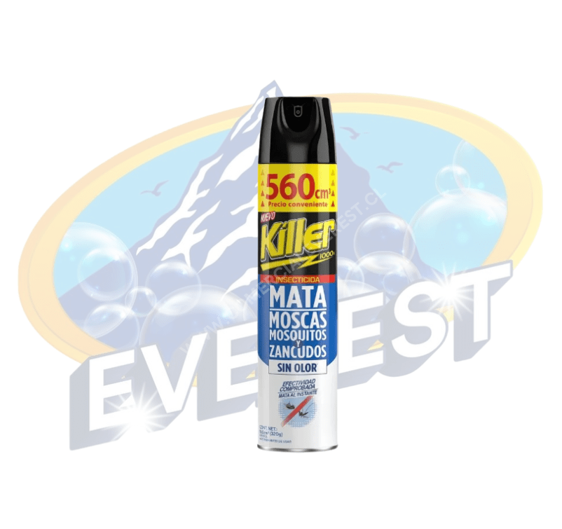 KILLE INSECTICIDA MATA MOSCAS Y ZANCUDOS SIN OLOR 560 CC | Comercial ...
