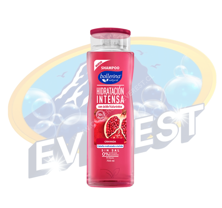 BALLERINA SHAMPOO HIDRATACIÓN INTENSA GRANADA 750 ML | Comercial ...