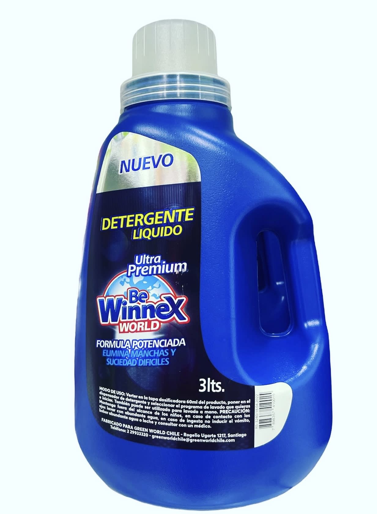 WINNEX DETERGENTE 3 LTS ULTRA | Comercial Everest SPA