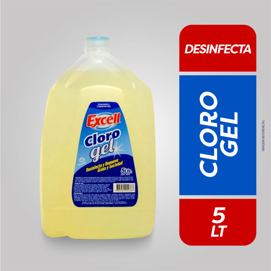 EXCELL CLORO GEL TRADICIONAL 5 LTS | Comercial Everest SPA