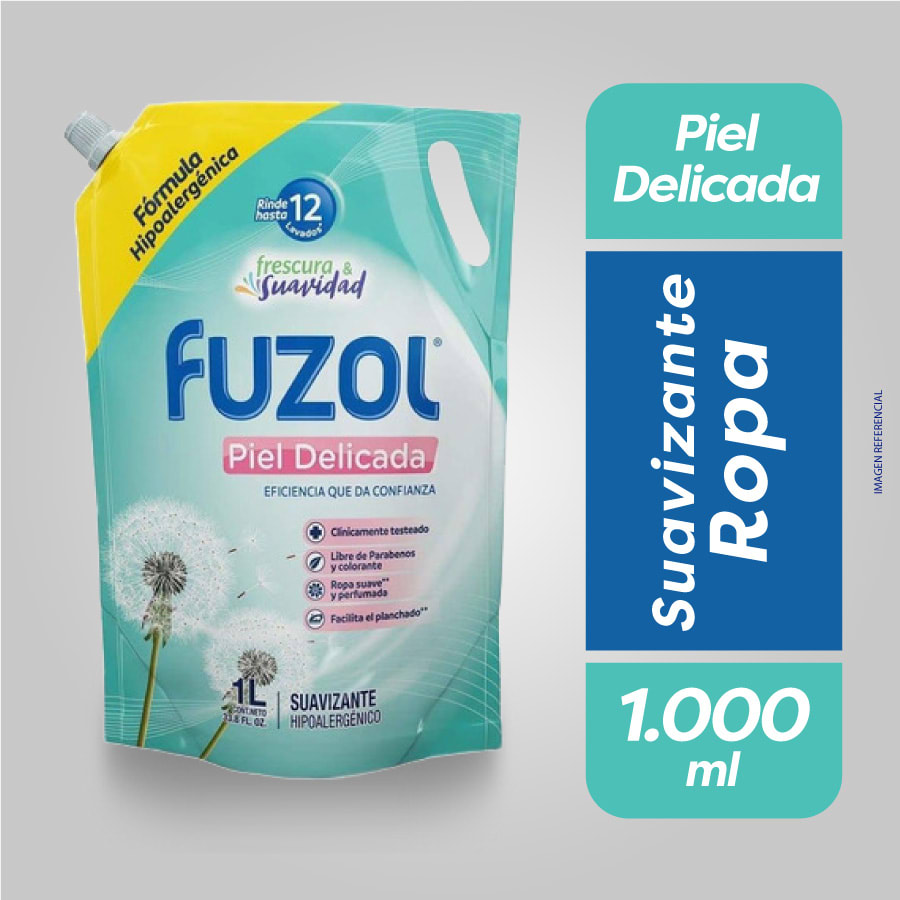 FUZOL SUAVIZANTE PIEL DELICADA 1.000 ML | Comercial Everest SPA