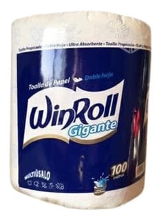 WIN ROLL TOALLA 100 MTS DOBLE HOJA GIGANTE | Comercial Everest SPA