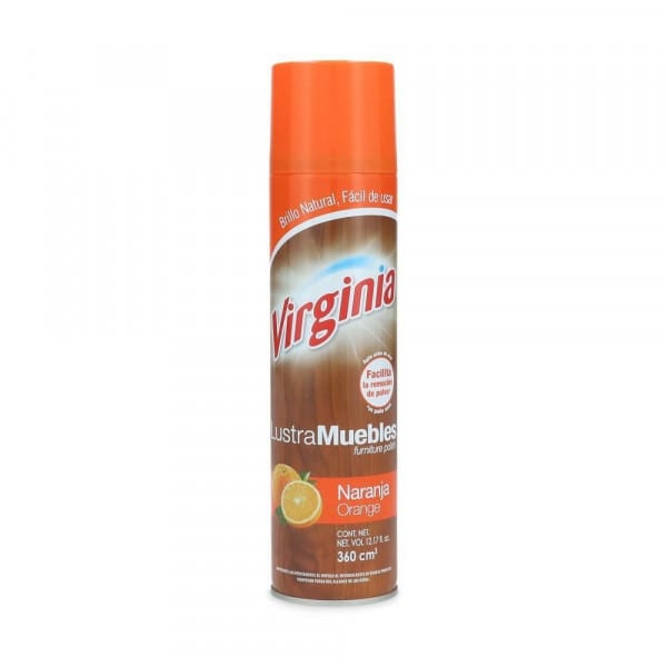 VIRGINIA LUSTRAMUEBLES SPRAY 360 CC NARANJA | Comercial Everest SPA