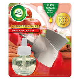 AIR WICK AMBIENTAL ELECTRICO MANZANA CANELA 20 ML | Comercial Everest SPA