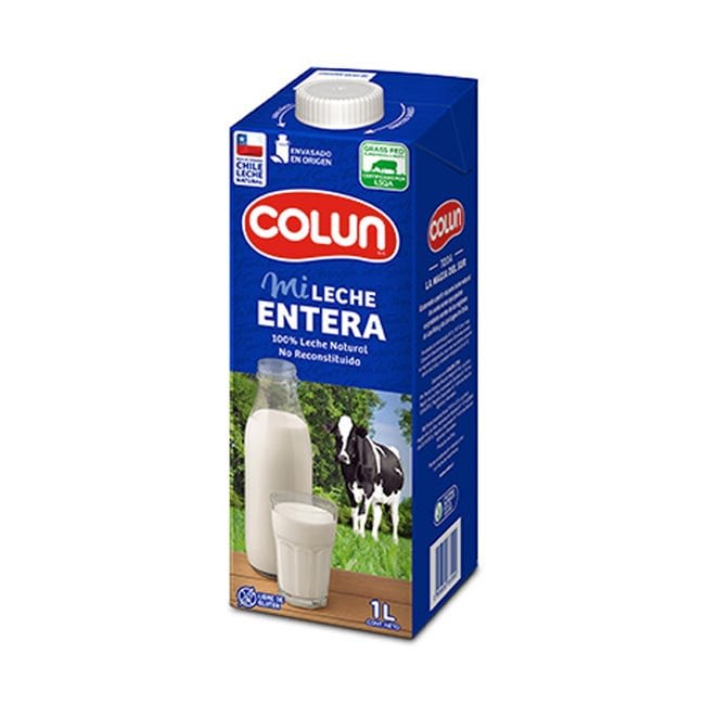 COLUN LECHE LIQUIDA CON TAPA 1 LITRO | Comercial Everest SPA
