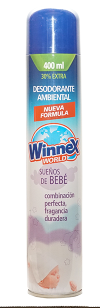 WINNEX DESODRANTE 400 ML BEBE | Comercial Everest SPA