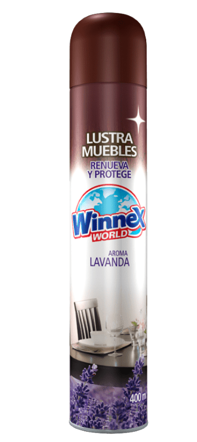 WINNEX LUSTRAMUEBLES 400 ML LAVANDA | Comercial Everest SPA