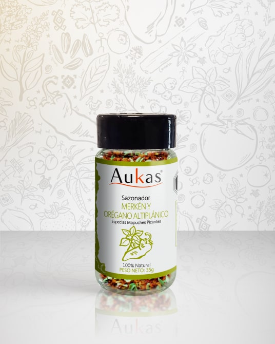 ESPECIEROS MERKEN Y OREGANO ALTIPLANICO AUKAS | CARNES PREMIUM