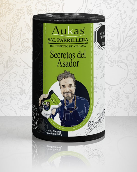 SAL PARRILLERA SECRETOS DEL ASADOR AUKAS | CARNES PREMIUM
