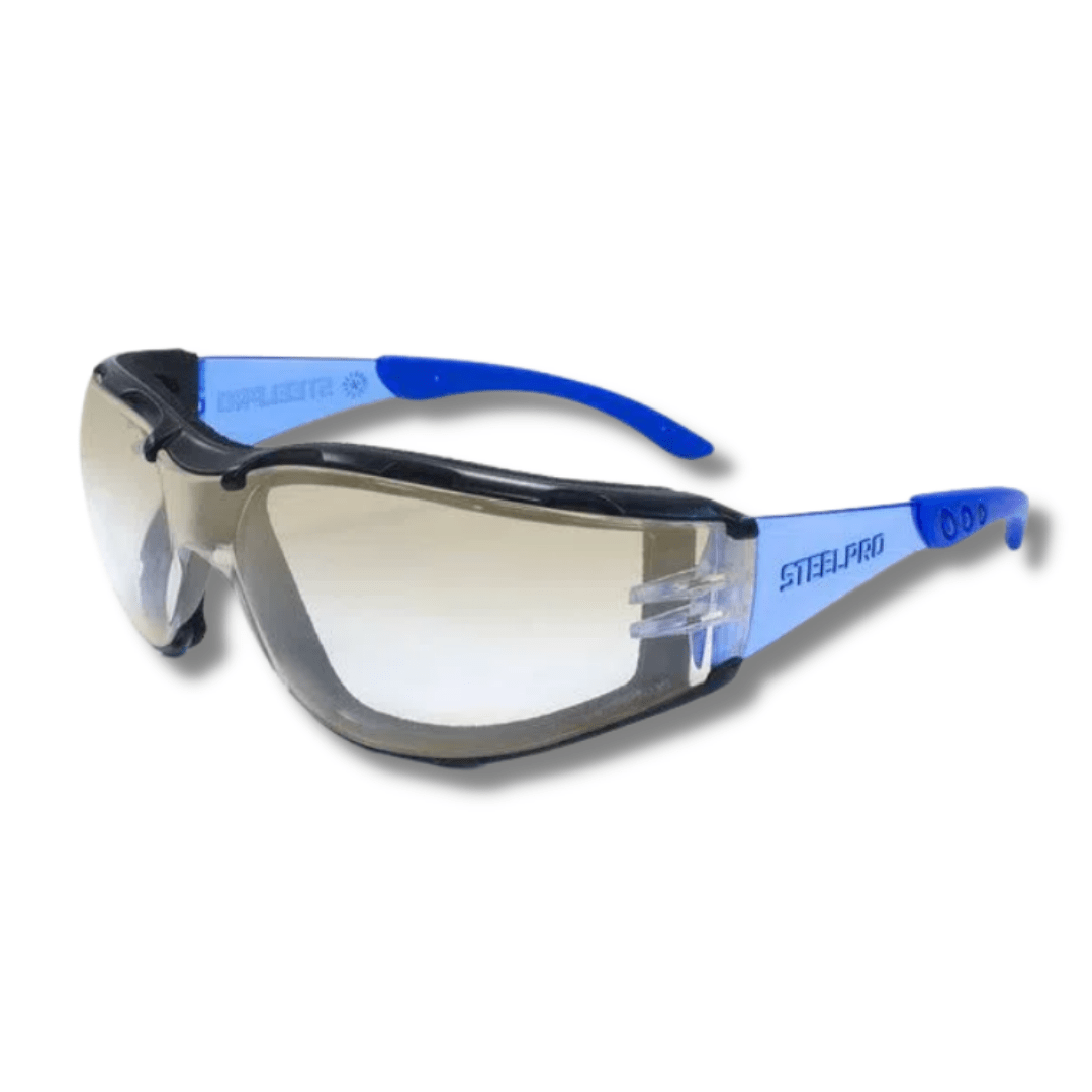Lentes de Seguridad Steelpro Spy Flex Plus In Out Azul | Nova Seguridad