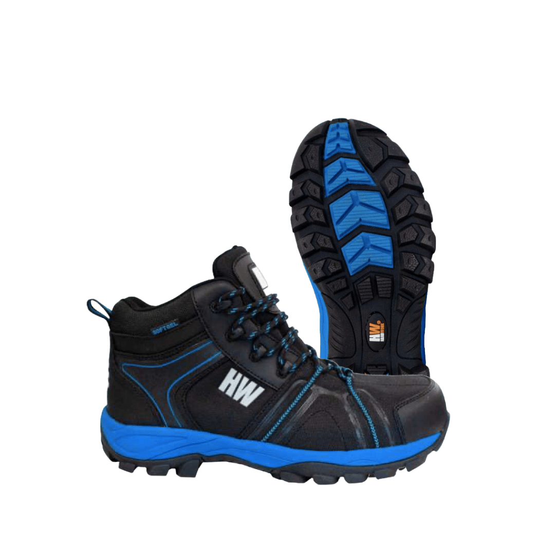 Botín de Seguridad Hard Work Bering Low Azul | Nova Seguridad