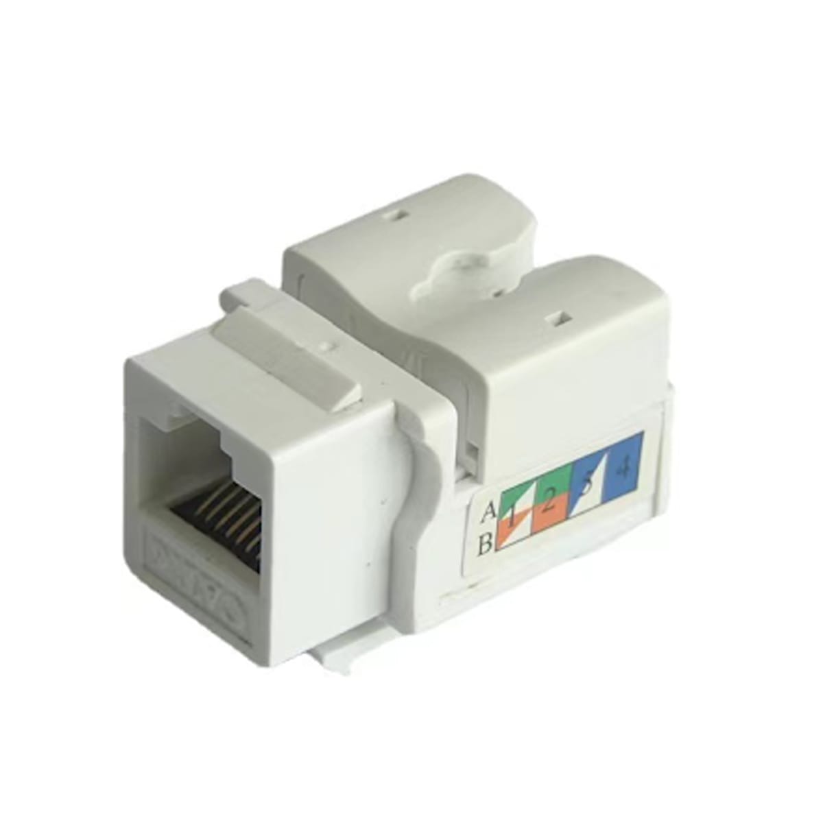 Modulo Jack Rj45 Keystone Pared Utp Lan Red Hembra Cat6 | TGSHOP.CL