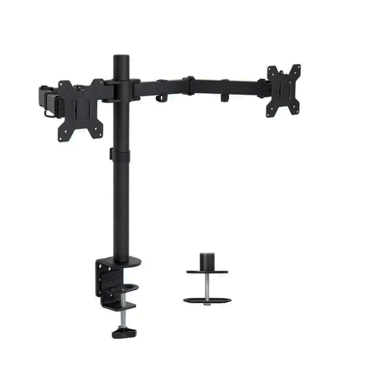 Soporte Pantalla Monitor Clip Giratorio Doble 10-27" 8Kg | TGSHOP.CL