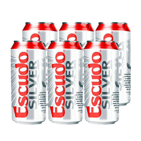 Pk Escudo Silver X 6 Lata 470Cc | La Previa Liquor Store