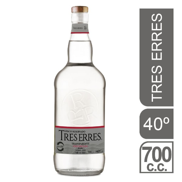 Tres Erres Transparente 750 CC 40° | La Previa Liquor Store