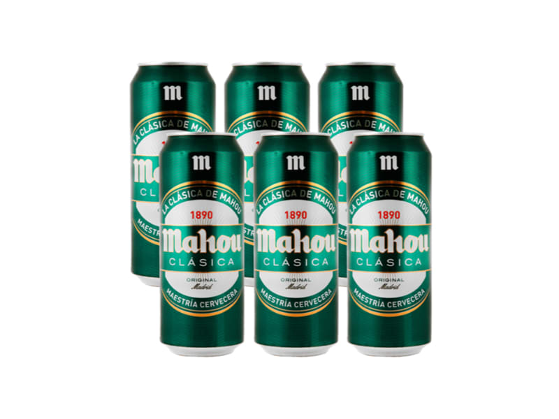 Pack Mahou x 6 Lata 500cc | La Previa Liquor Store