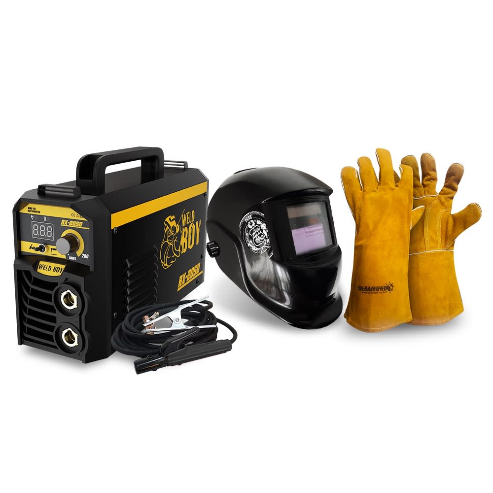 Soldadora inversora Rx-2050 200A Weld Boy + careta fotosensible | RPF