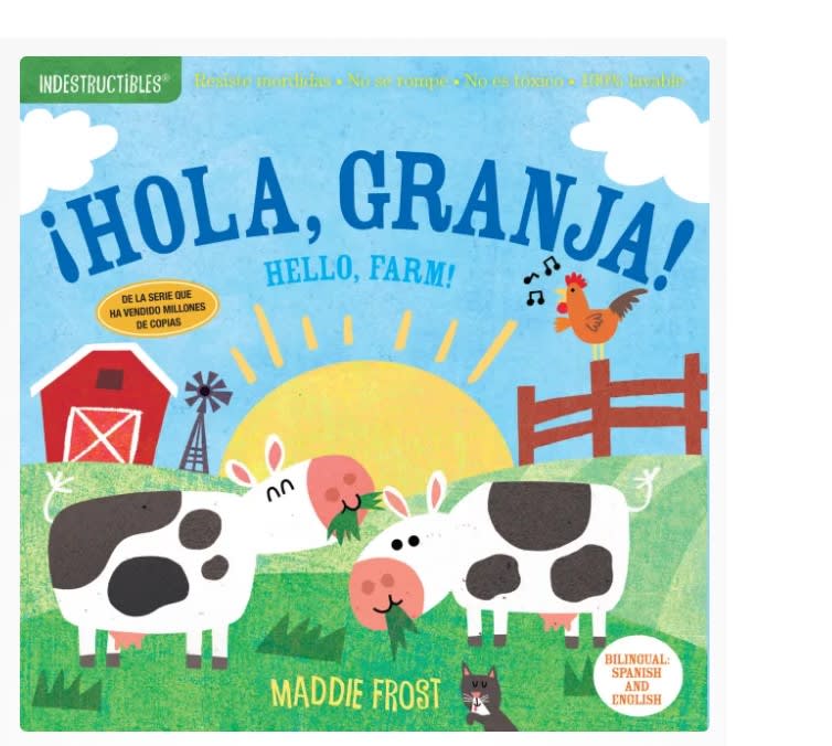 Libro Indestructibles: ¡Hola, granja! / Hello, Farm! | My Love Store