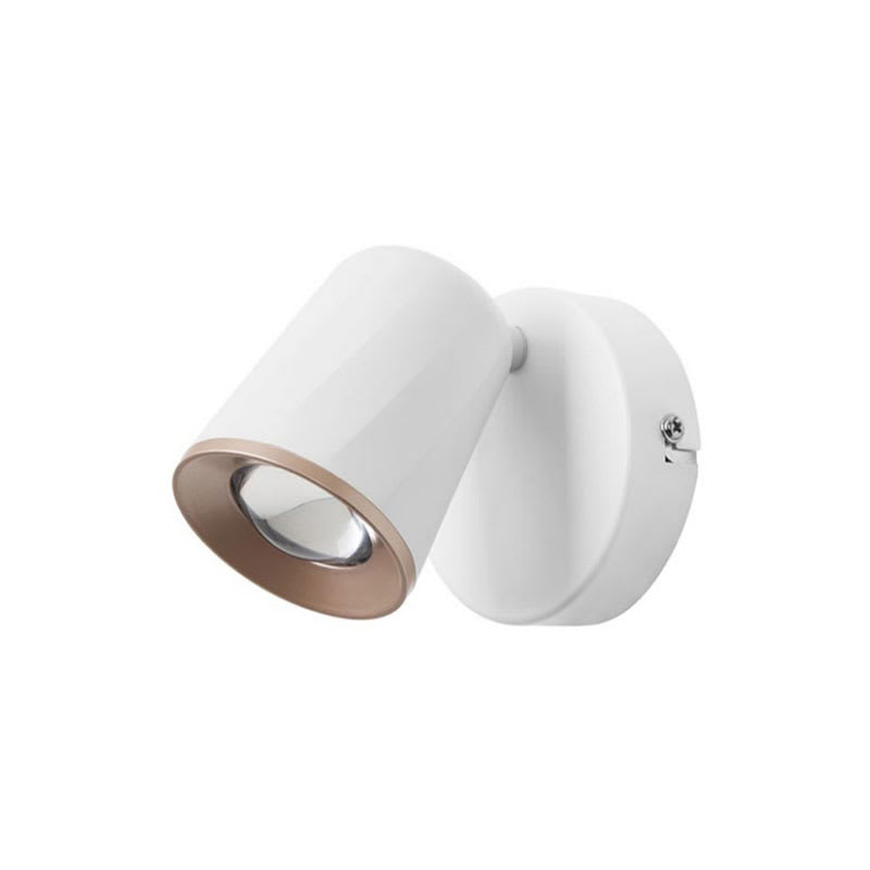 Spot adosado interior LED ADRI x1 blanco 5.1W - DE-0436-BLA | iluzzione