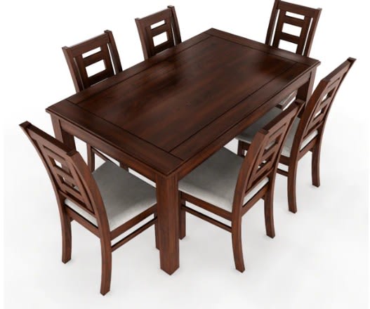 JUEGO DE COMEDOR SEVILLA 6 SILLAS | Mueblería Los Angeles