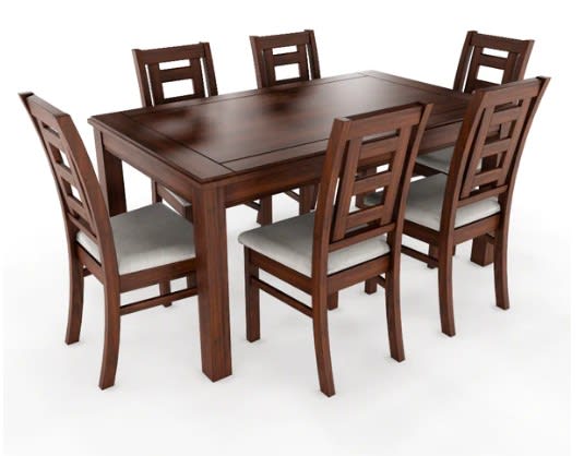 JUEGO DE COMEDOR SEVILLA 6 SILLAS | Mueblería Los Angeles