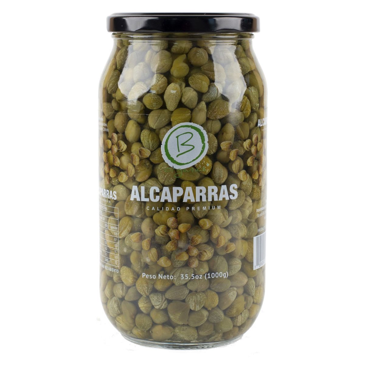 Alcaparras Be Organics 1 Kg | Andina Grains