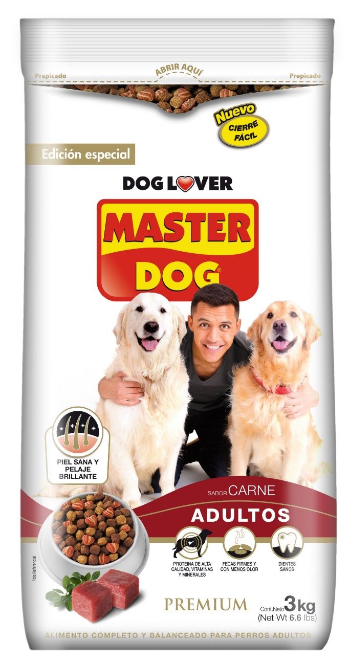 MASTER DOG ADULTO CARNE 9KG - 18KG - 21KG | La Casa de las Mascotas