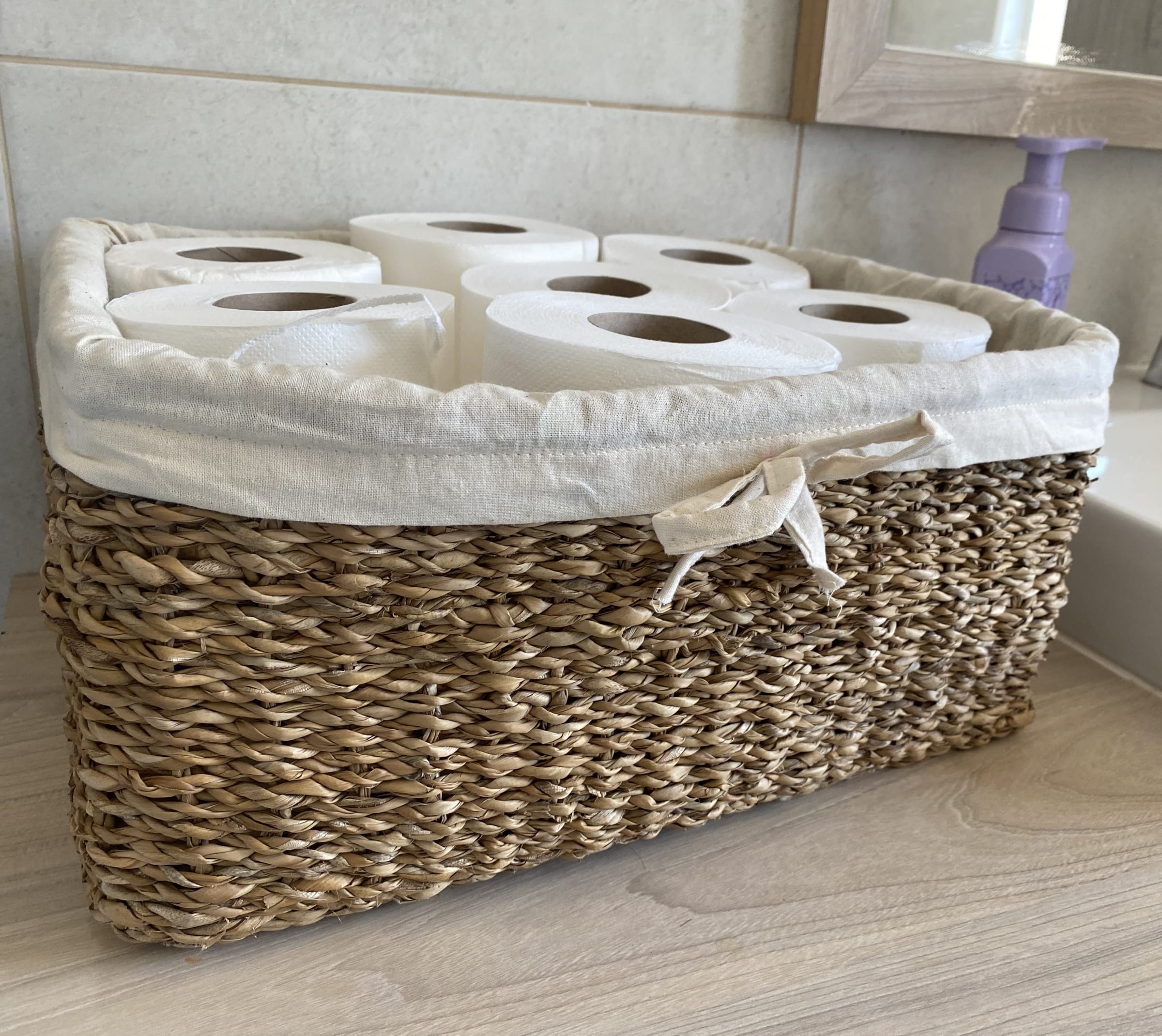 Canasto Rectangular Krishna 40X30X18 Cm | Decogreen