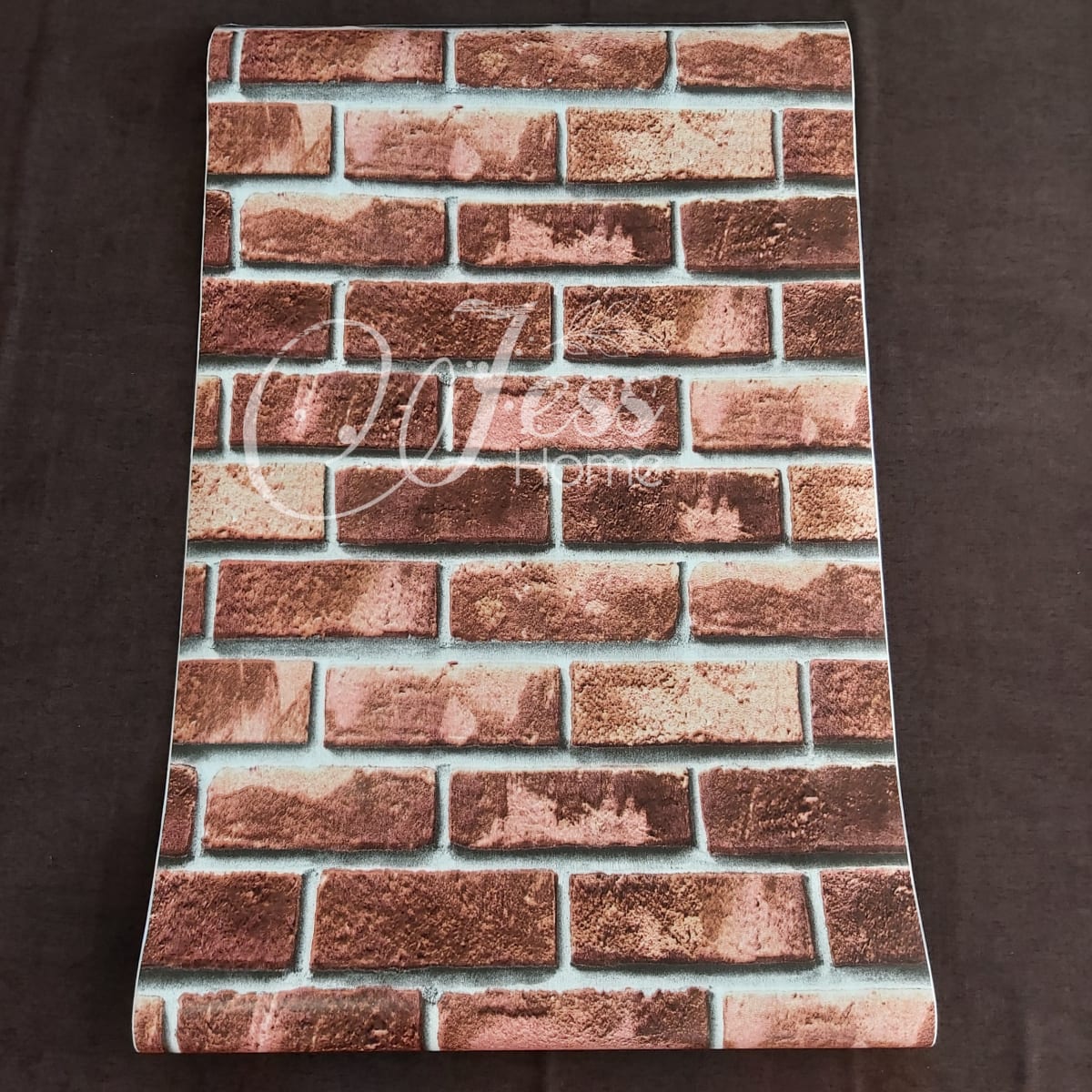 Papel Mural Ladrillo Rojo 0,6X10Mt | jesshome.cl