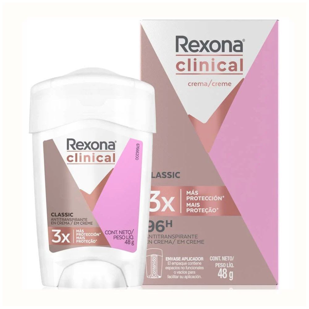 Desodorante Rexona Clinical Mujer Classic 48g | PuntoBarato