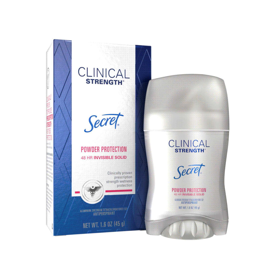 Desodorante Secret Clinical Invisible Solid Powder Protection 45g ...