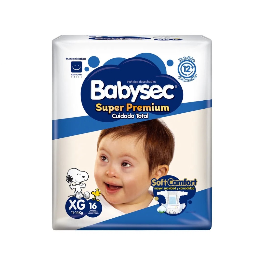 Pañal Babysec Super Premium XG X16 | PuntoBarato