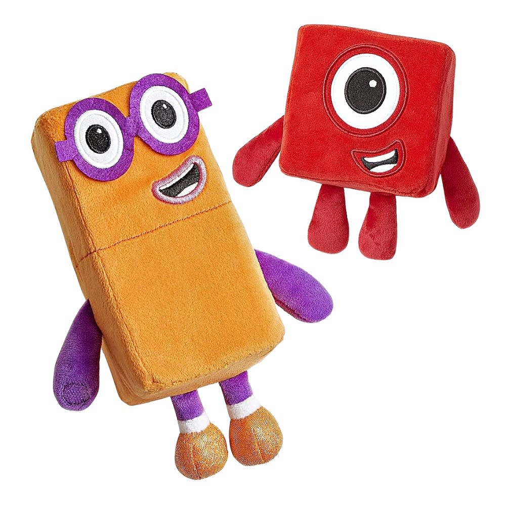 Pack de Peluches Number Blocks 1 y 2 | La Juguetería de Mamá