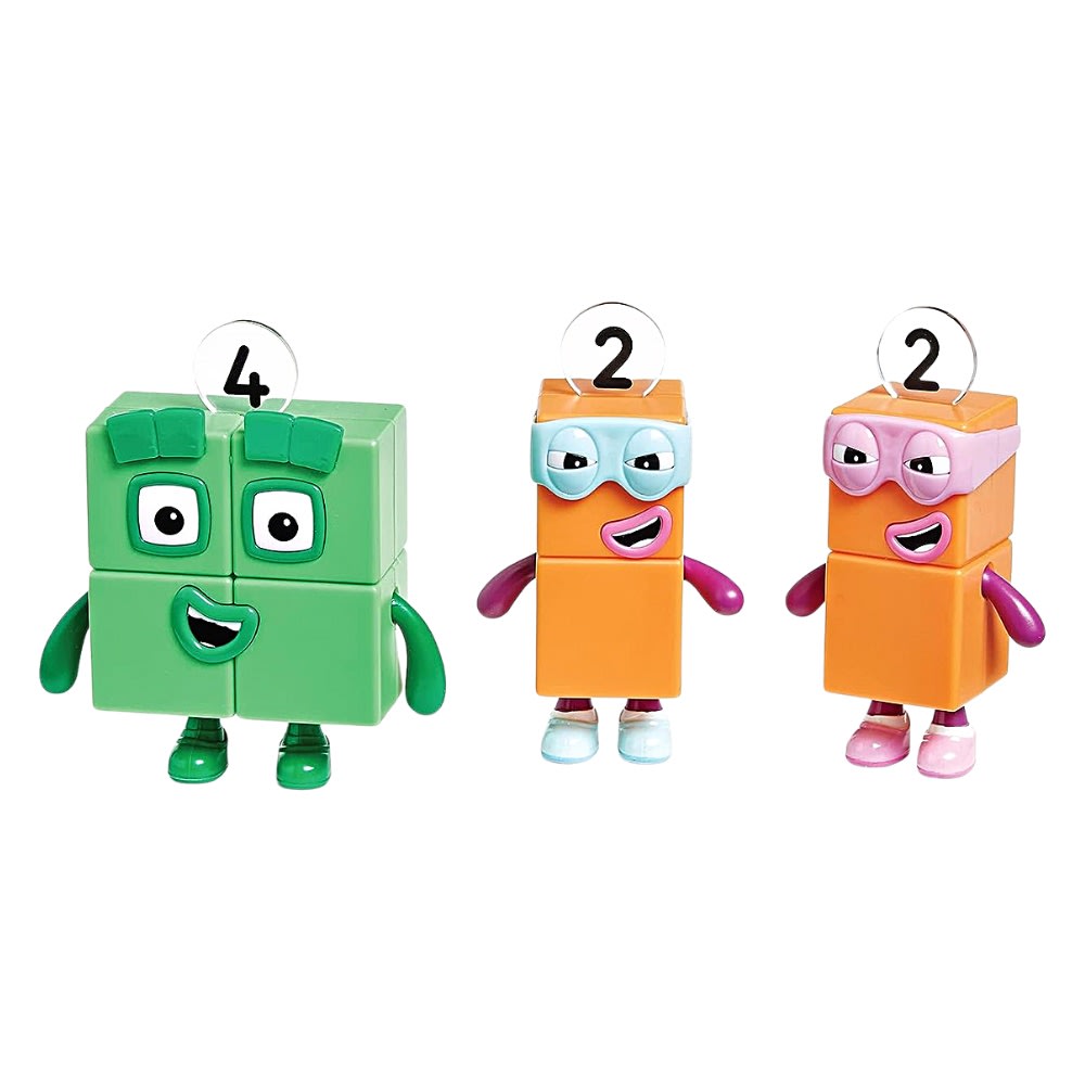 Set de Figuras Number Blocks Terribles 2 y 4 | La Juguetería de Mamá
