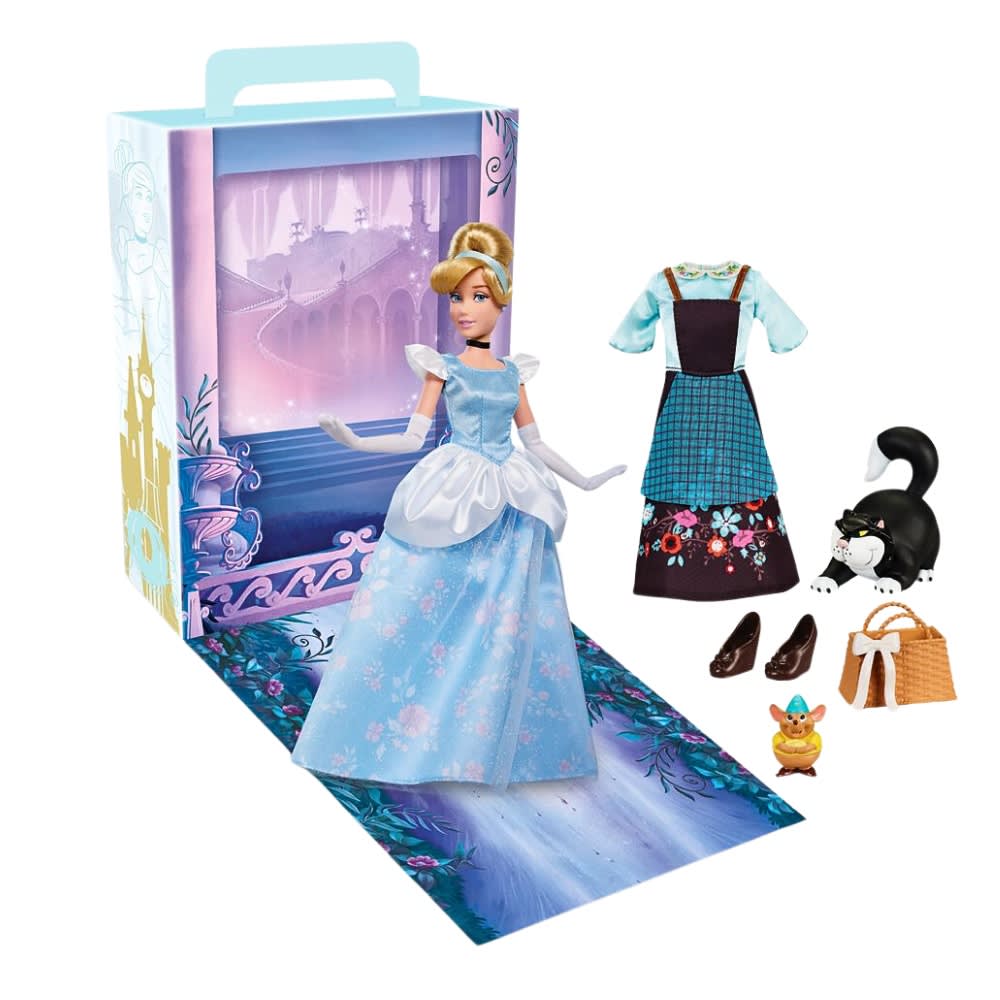 Muñeca Disney Store Cenicienta con ropa y accesorios | La Juguetería de ...