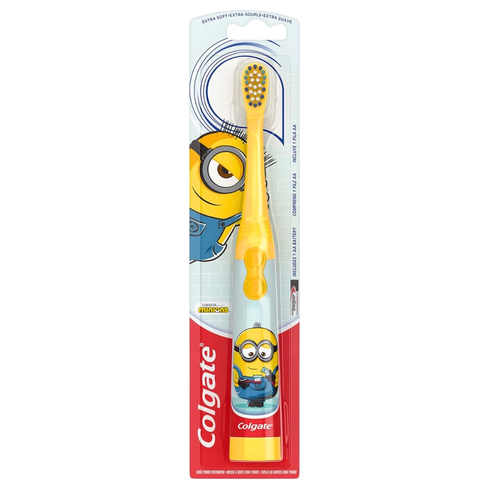 Cepillo de dientes eléctrico Minions Stuart amarillo Colgate | La ...