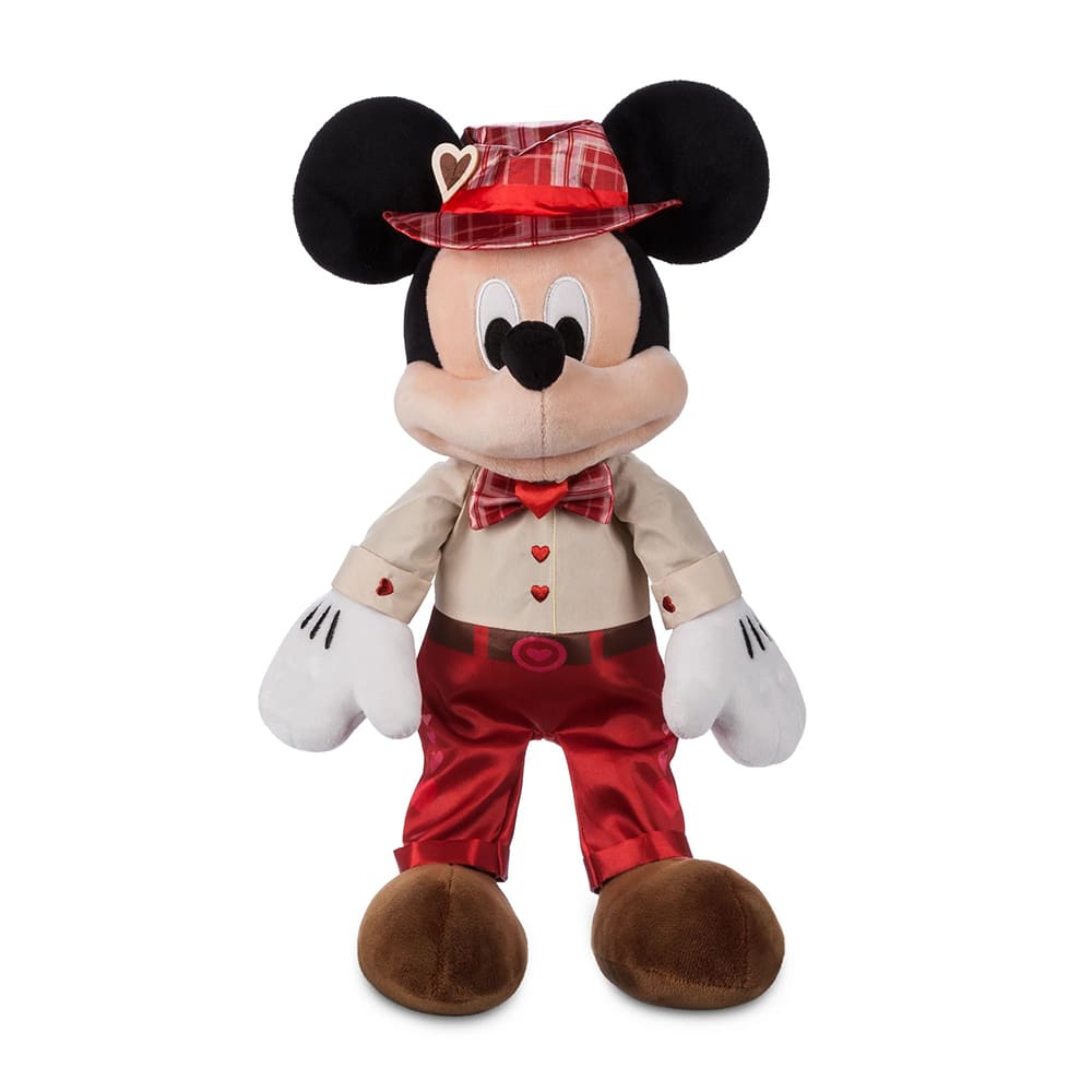Peluche Mediano Disney Store Mickey Mouse San Valentín | La Juguetería de Mamá