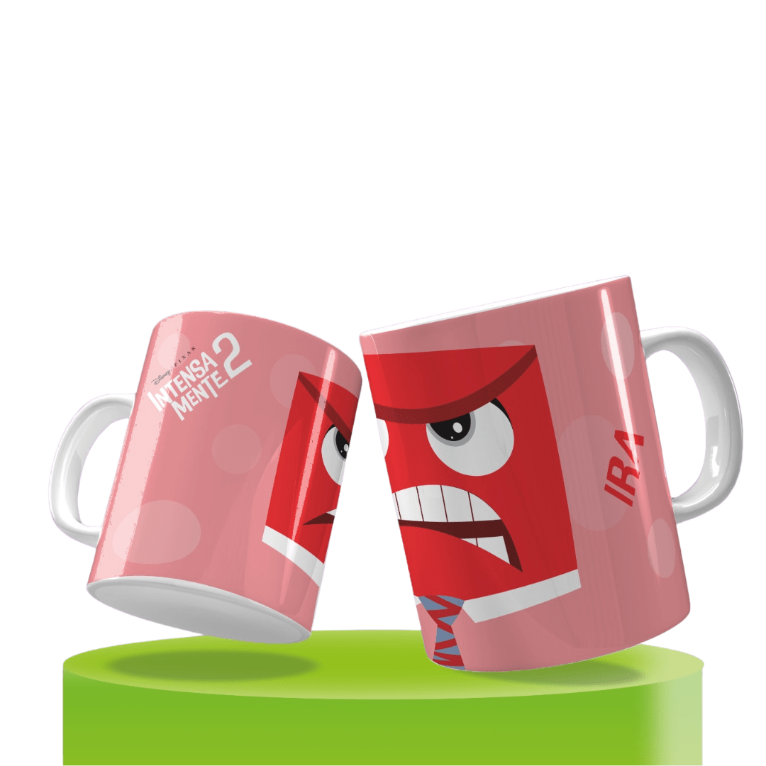 Taza Pixar Intensamente 2 Furia La Juguetería De Mamá