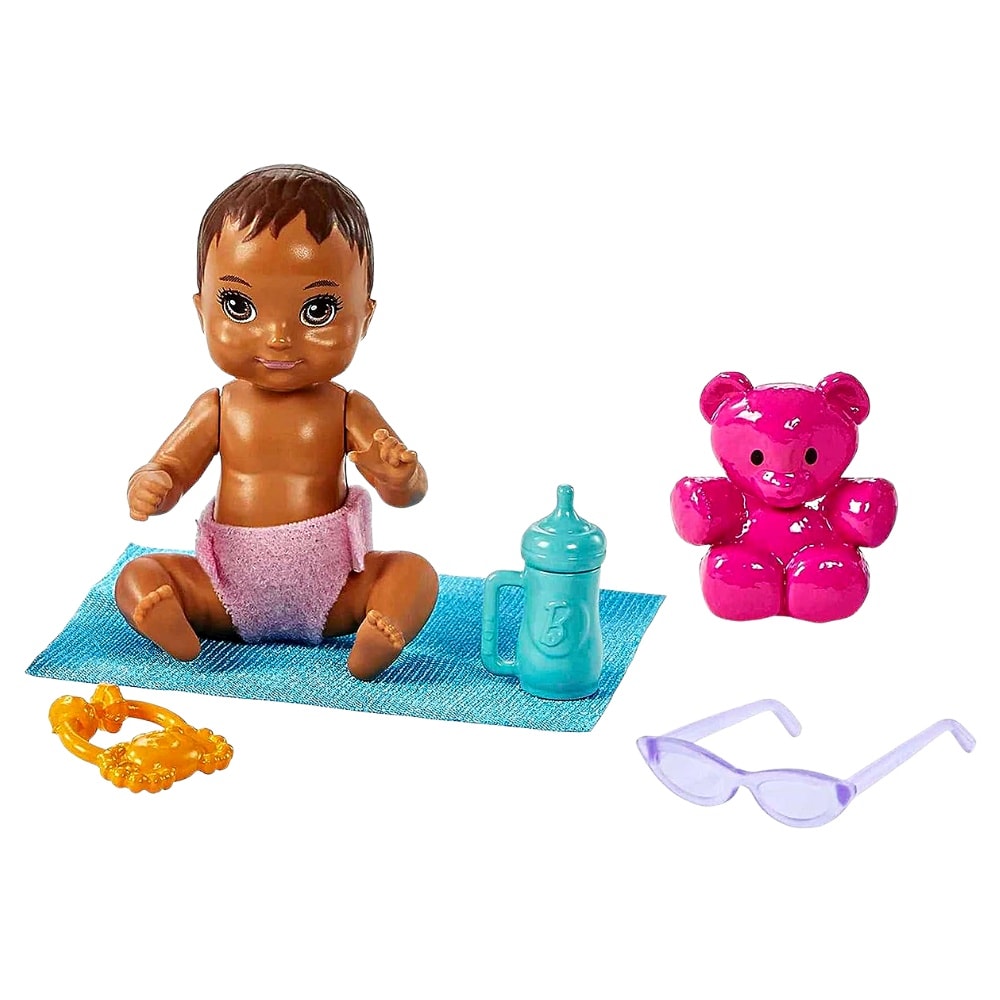 Muñeca Barbie La Película Skipper Morena Babysitter con Coche de bebé ...