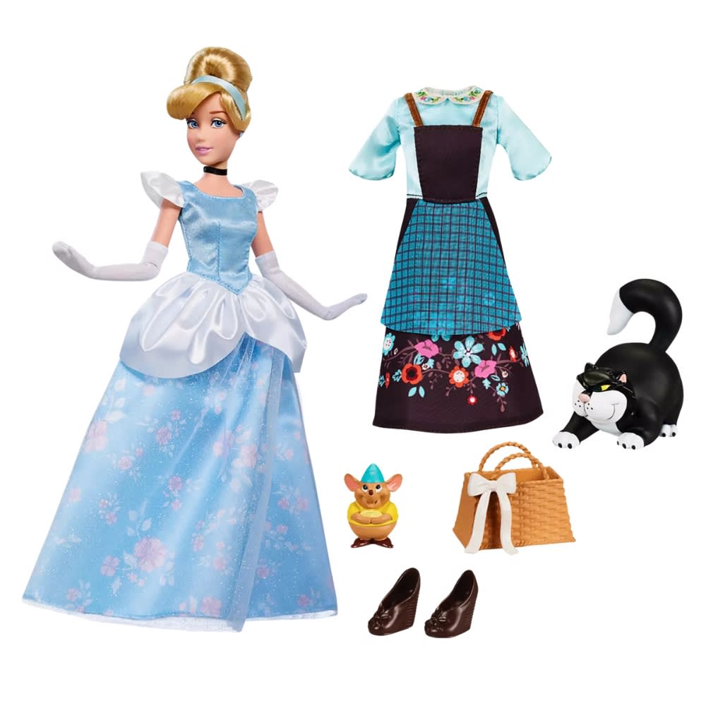 Muñeca Disney Store Cenicienta con ropa y accesorios | La Juguetería de ...