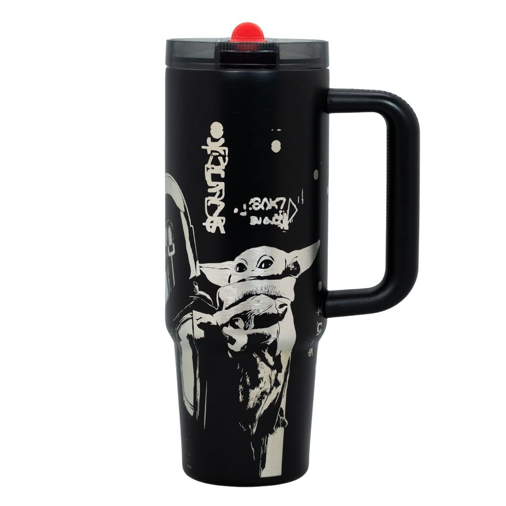Mug Vaso Acero Termico Mandalorian y Grogu Star Wars Keep 900 ML | La ...