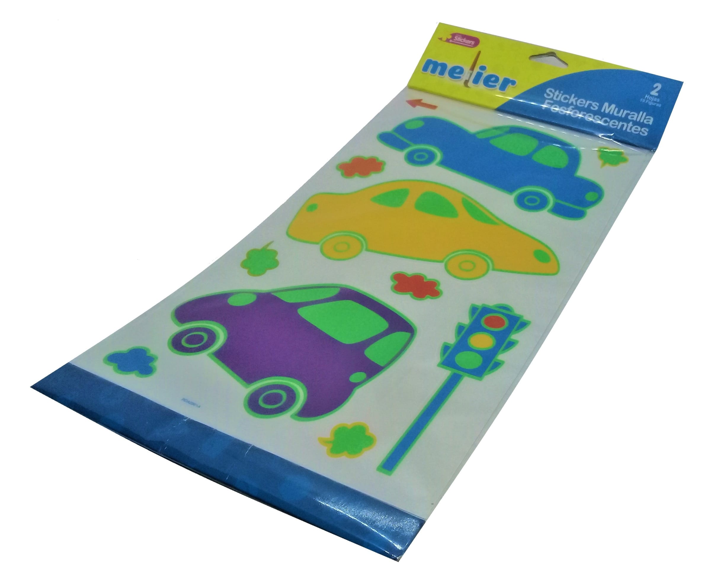 STICKER FOSFORESCENTE AUTOS | Libreria Matill