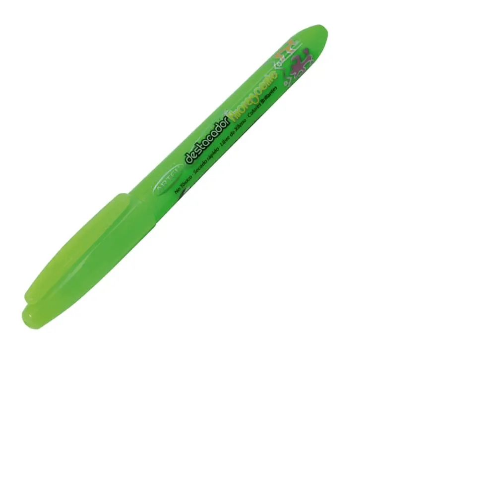 DESTACADOR CUERPO FINO VERDE | Libreria Matill