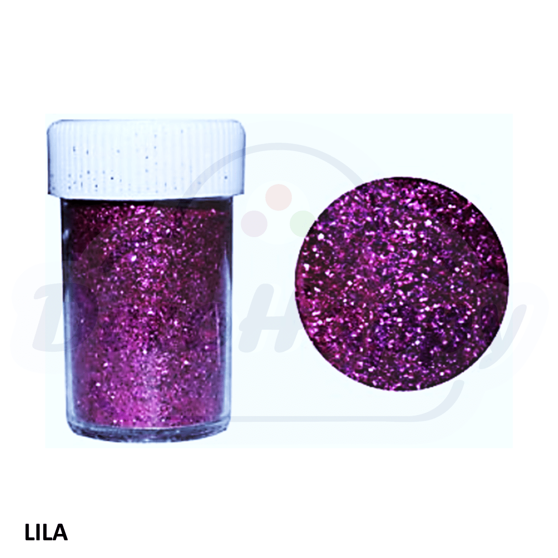 ESCARCHA FRASCO 10 GR LILA | DecoHappy