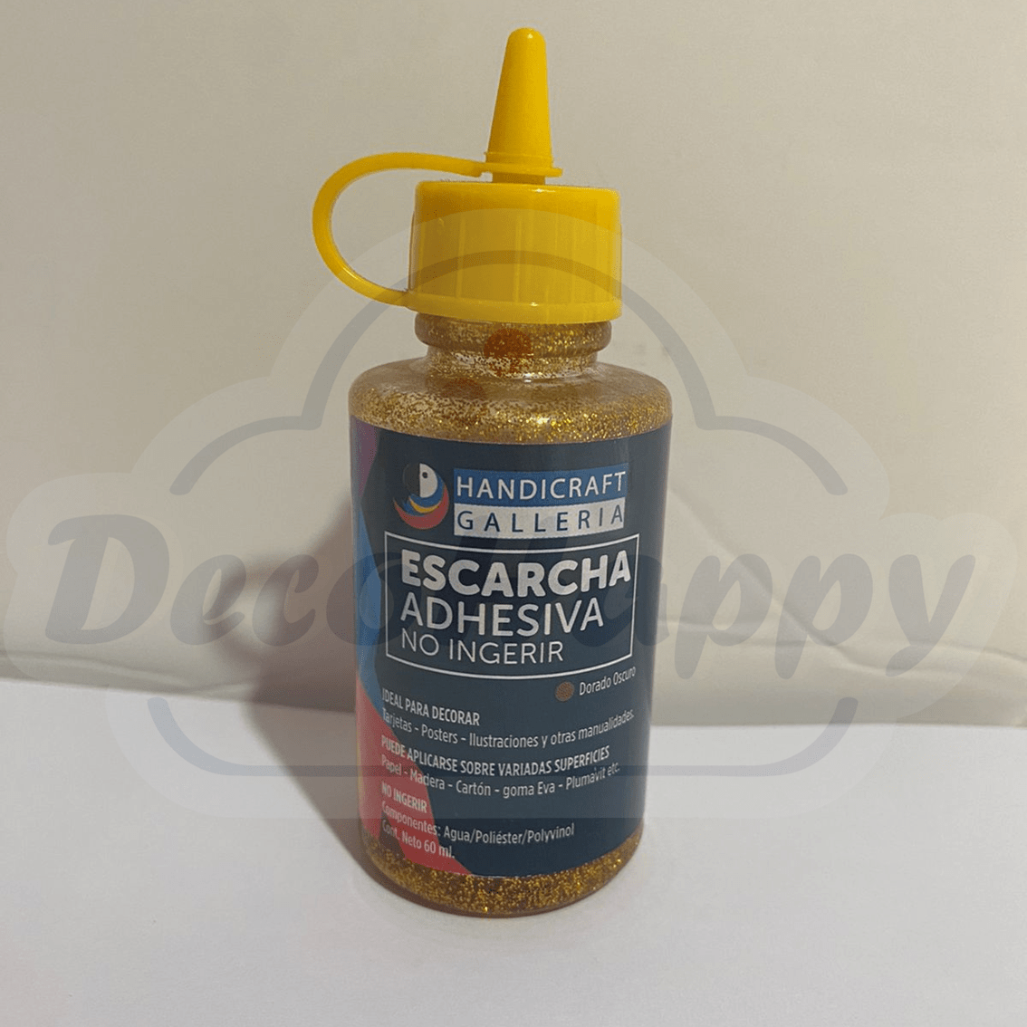ESCARCHA CON PEGAMENTO 60 ML | DecoHappy