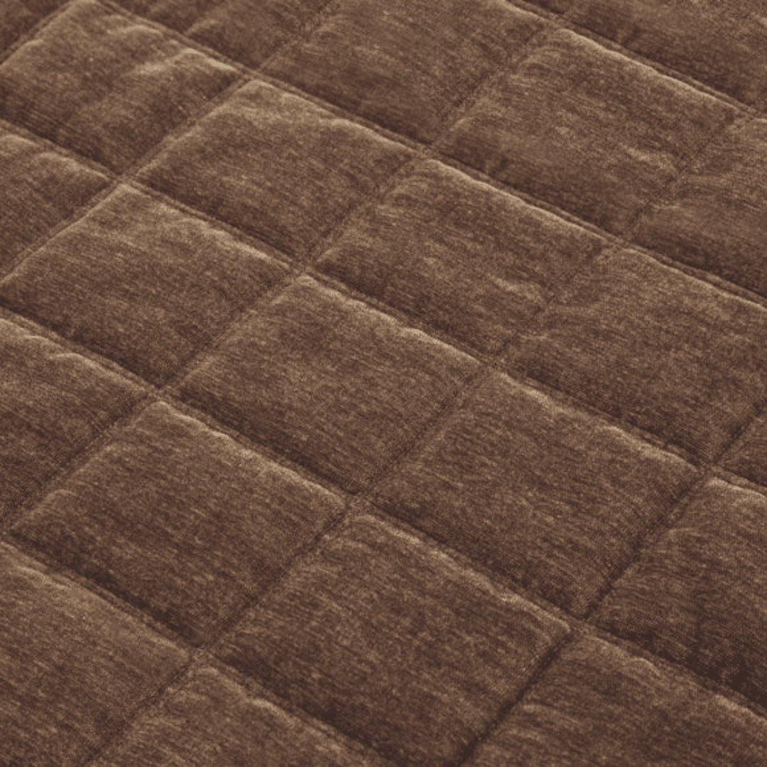 Cubrecama Alba Marrón | Claudia Riva