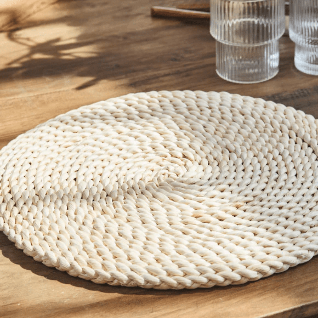 Individual Redondo Natural | Claudia Riva