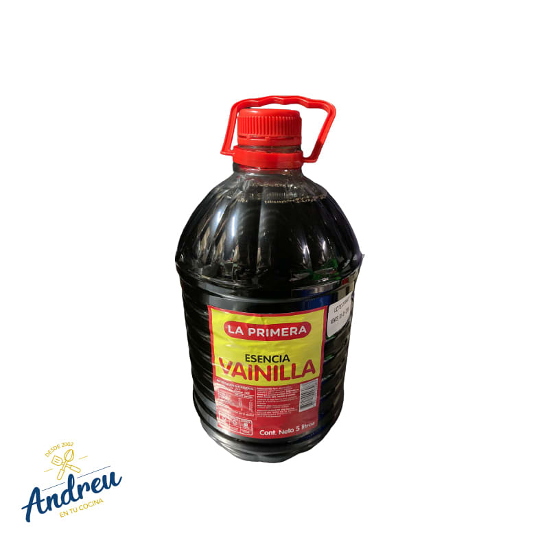 ESENCIA LA PRIMERA VAINILLA 5LT (1X4) X 1 UNID | Importadora distribuidora y Comercial Andreu ...