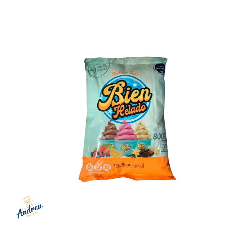 PREPARADO HELADO POLVO SOFT ICE BLUE 800GRS X1 UNID | Distribuidora y ...