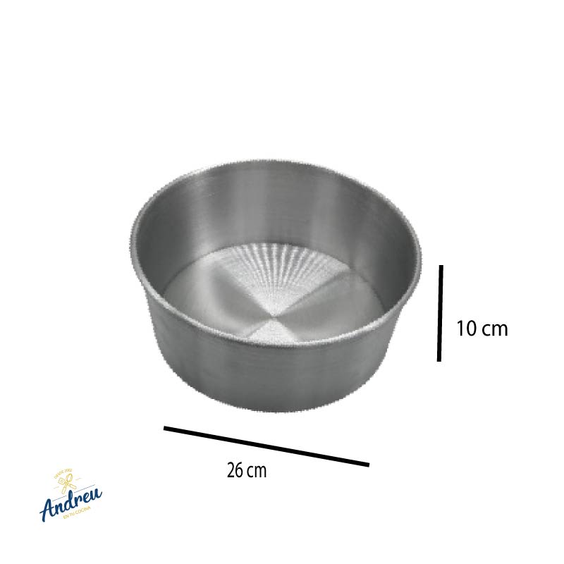 MOLDE TORTA BIZCOCHO 26 CM ALTO X1 UNID | Importadora distribuidora y ...